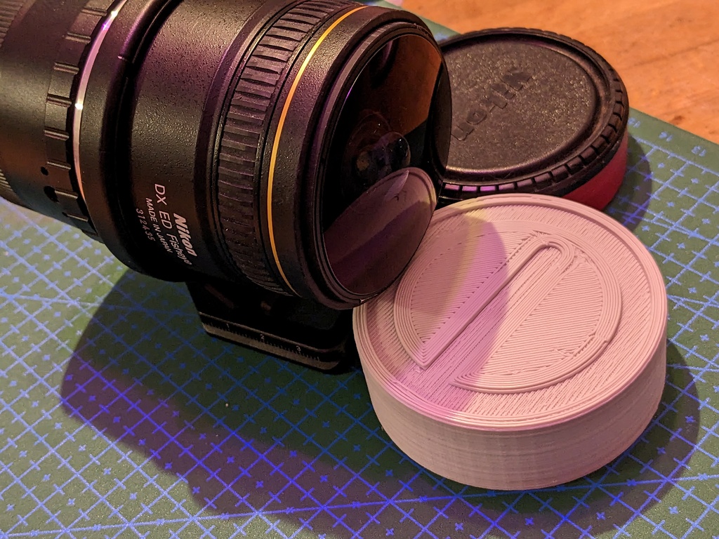 - The CAPelot - 10.5mm Fisheye Nikkor cap for removed hood (FX modified ...