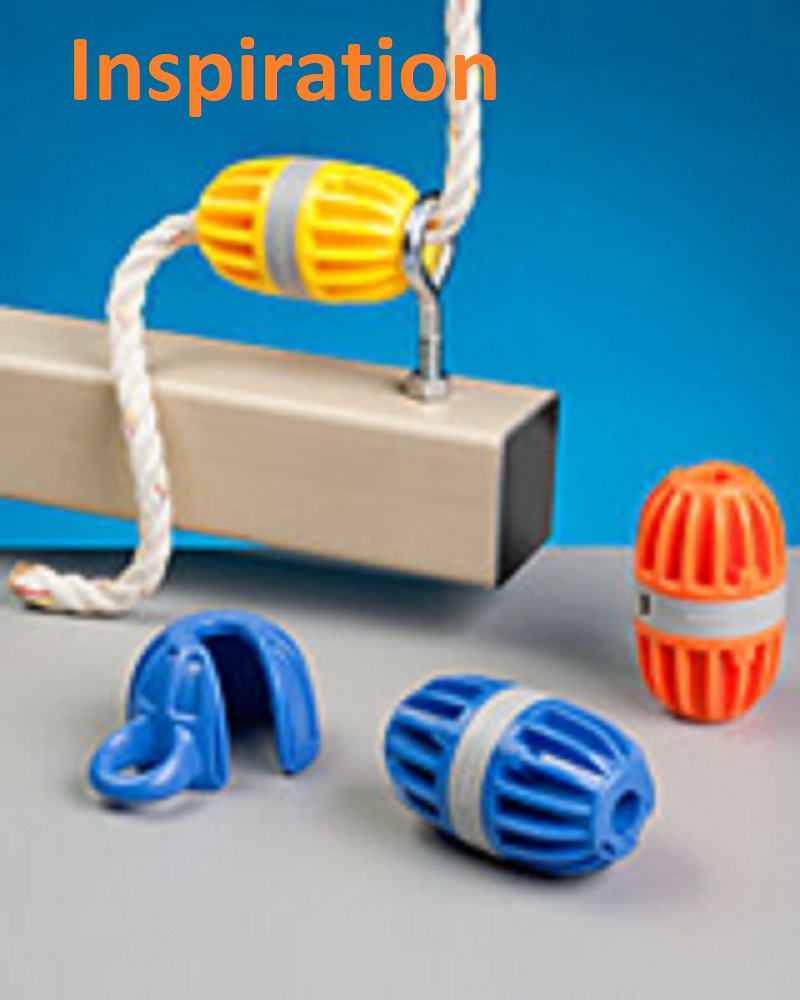 Rope knot clamp lock for secure hard-stops against eyescrews, pulleys ...