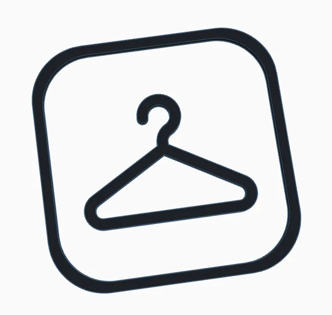 Wardrobe sign by Weshape | Download free STL model | Printables.com