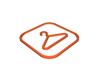 Wardrobe sign by Weshape | Download free STL model | Printables.com