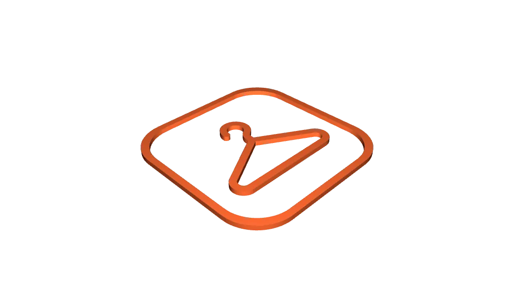 Wardrobe sign by Weshape | Download free STL model | Printables.com