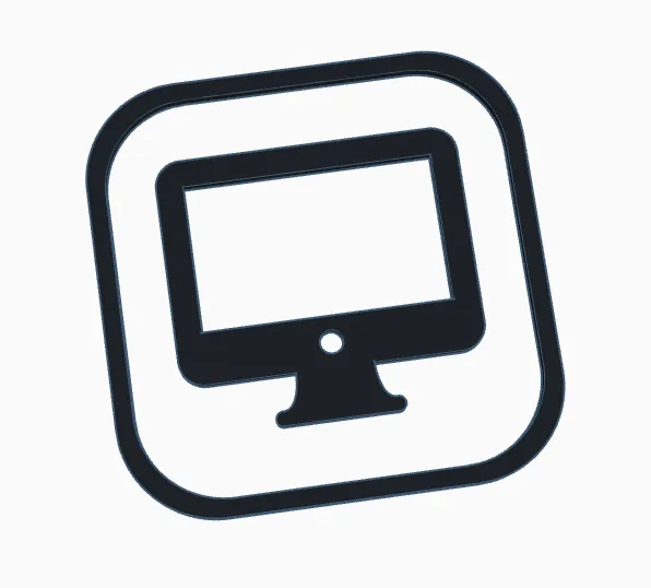 Computer Sign by Weshape | Download free STL model | Printables.com