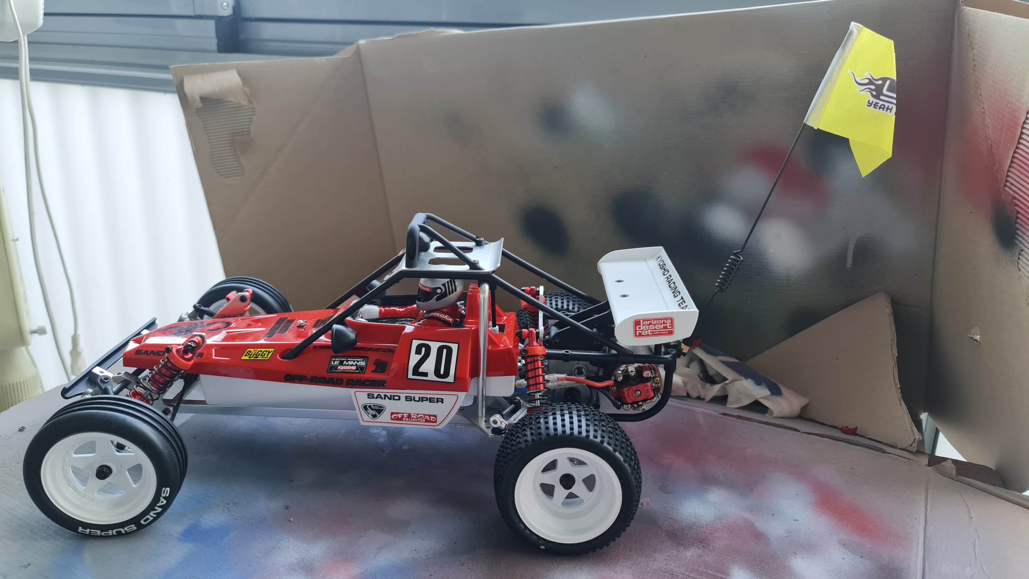 Kyosho Turbo Scorpion Flag Mount by Anubispuppy | Download free STL ...