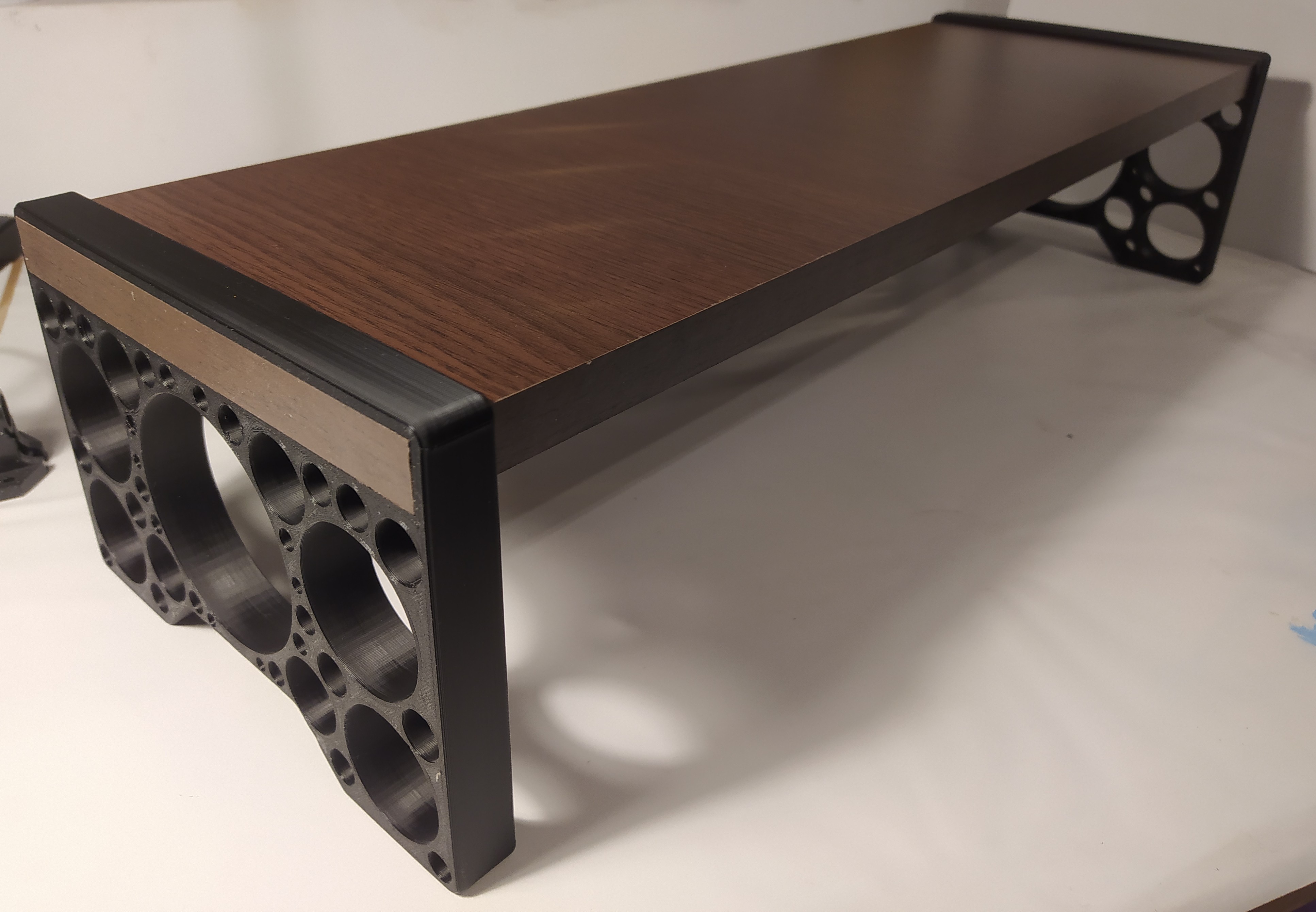 Monitor Stand Leg for 200x18mm shelf piece by KeyboardMouse | Download ...