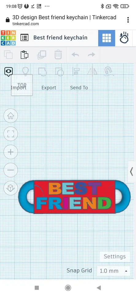 Best friend keychain by Andries | Download free STL model | Printables.com