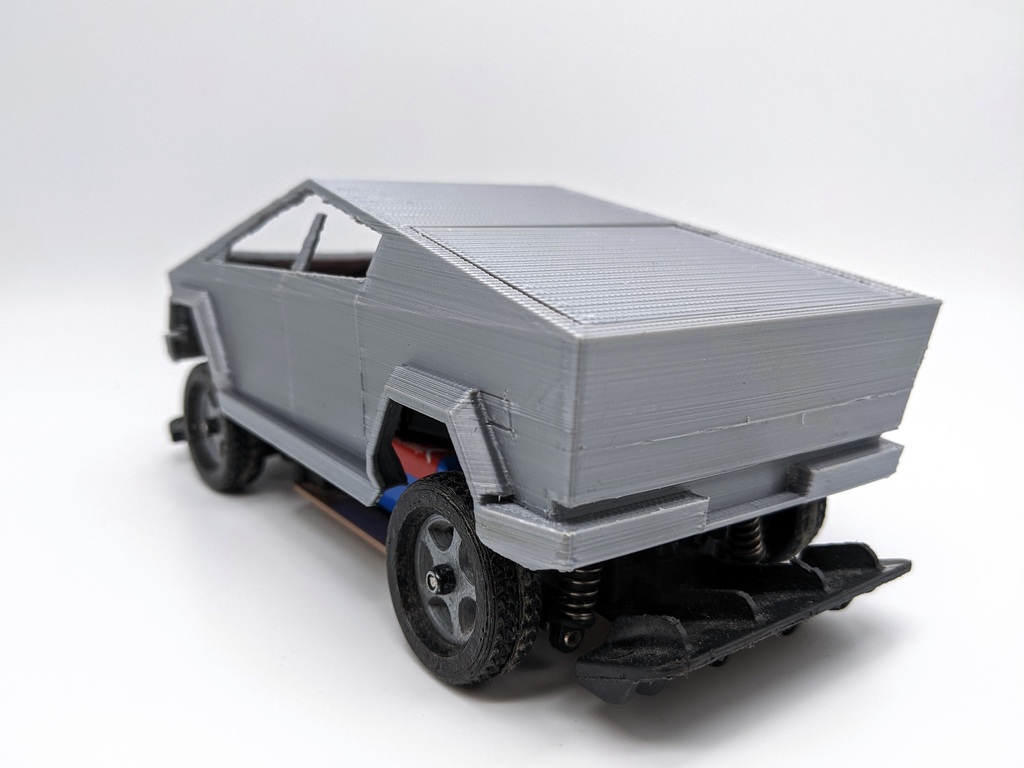 Tesla Cybertruck 1:28 RC body by MucusLaser | Download free STL model ...