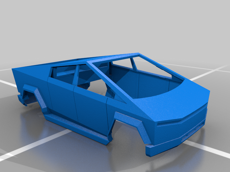 Tesla Cybertruck 1:28 RC body by MucusLaser | Download free STL model ...