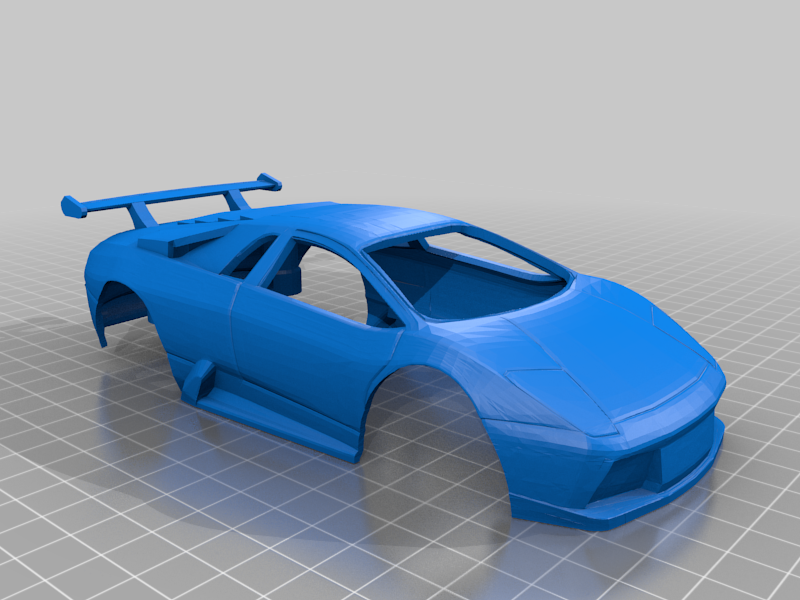 Lamborghini Murcielago 1:28 RC body by MucusLaser | Download free STL ...