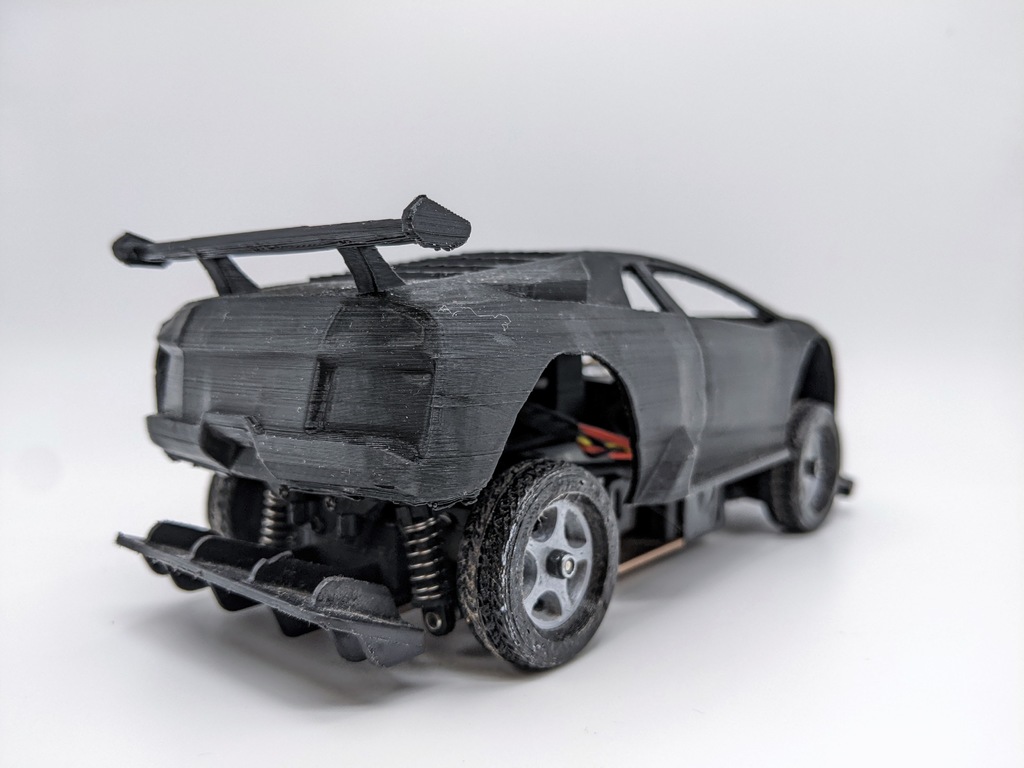 Lamborghini Murcielago 1:28 RC body by MucusLaser | Download free STL ...