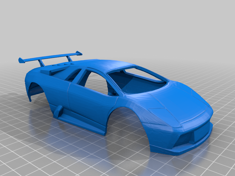 Lamborghini Murcielago 1:28 RC body by MucusLaser | Download free STL ...