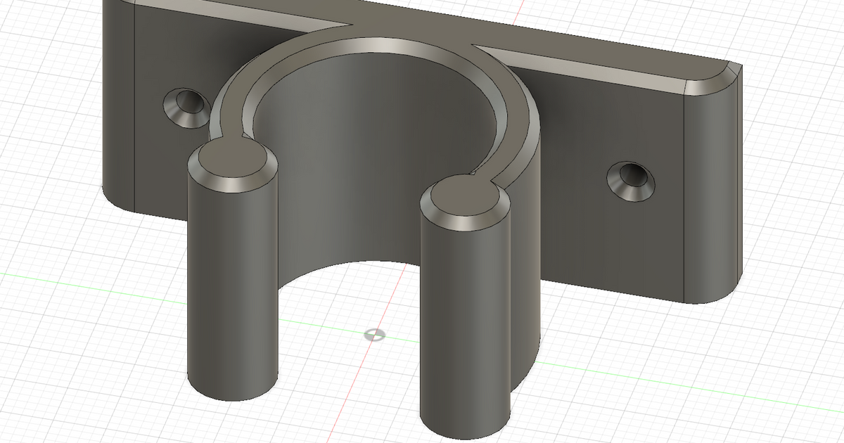 Simple broom holder by JT Labs | Download free STL model | Printables.com