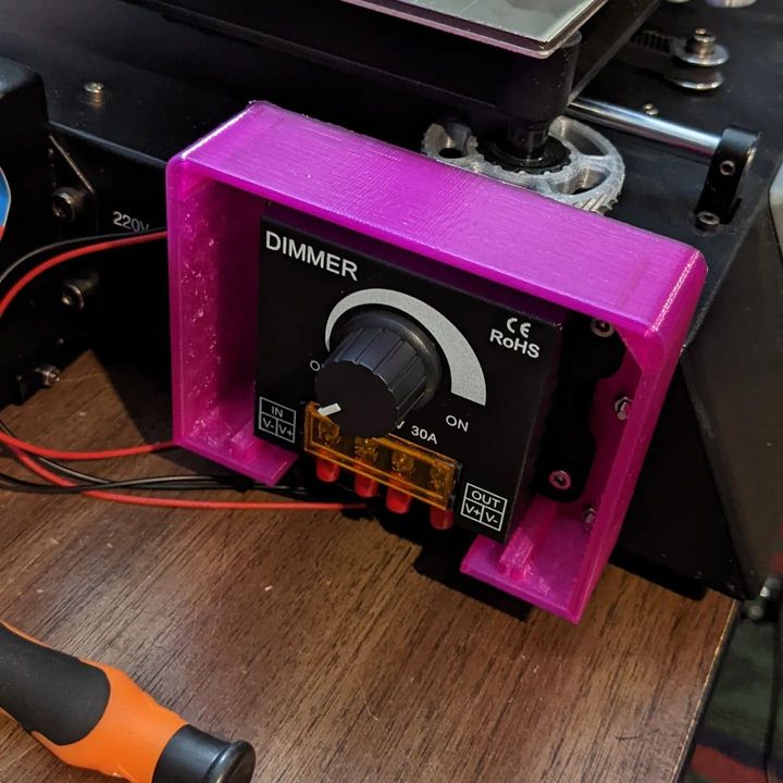 LED Light Strip Dimmer Box w/ cover by miremaker | Download free STL ...