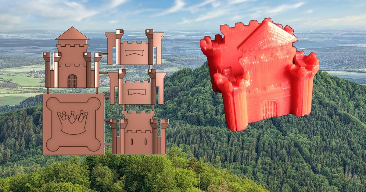 Kingdomino Castle Kit Card by Julius3E8 | Download free STL model ...