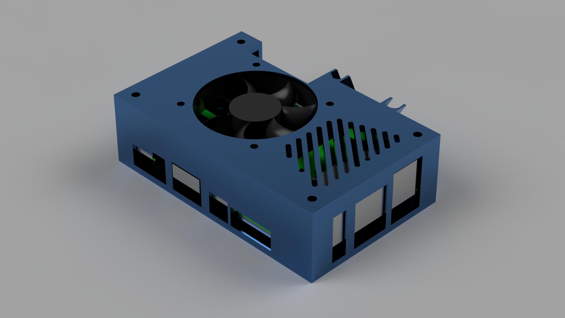 Orange pi 5 - 5b 50mm fan case by cndewil | Download free STL model | Printables.com