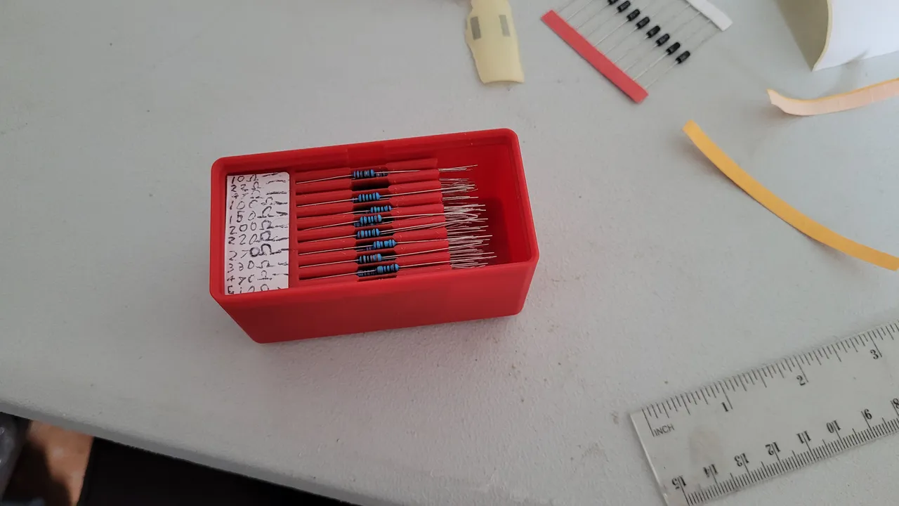 Gridfinity resistor storage bin by KiwiHuman | Download free STL model ...