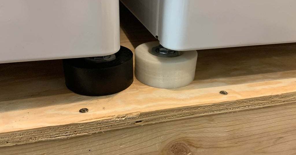 Washing Machine and Dryer Riser Pad by Connor Kmiec | Download free STL ...
