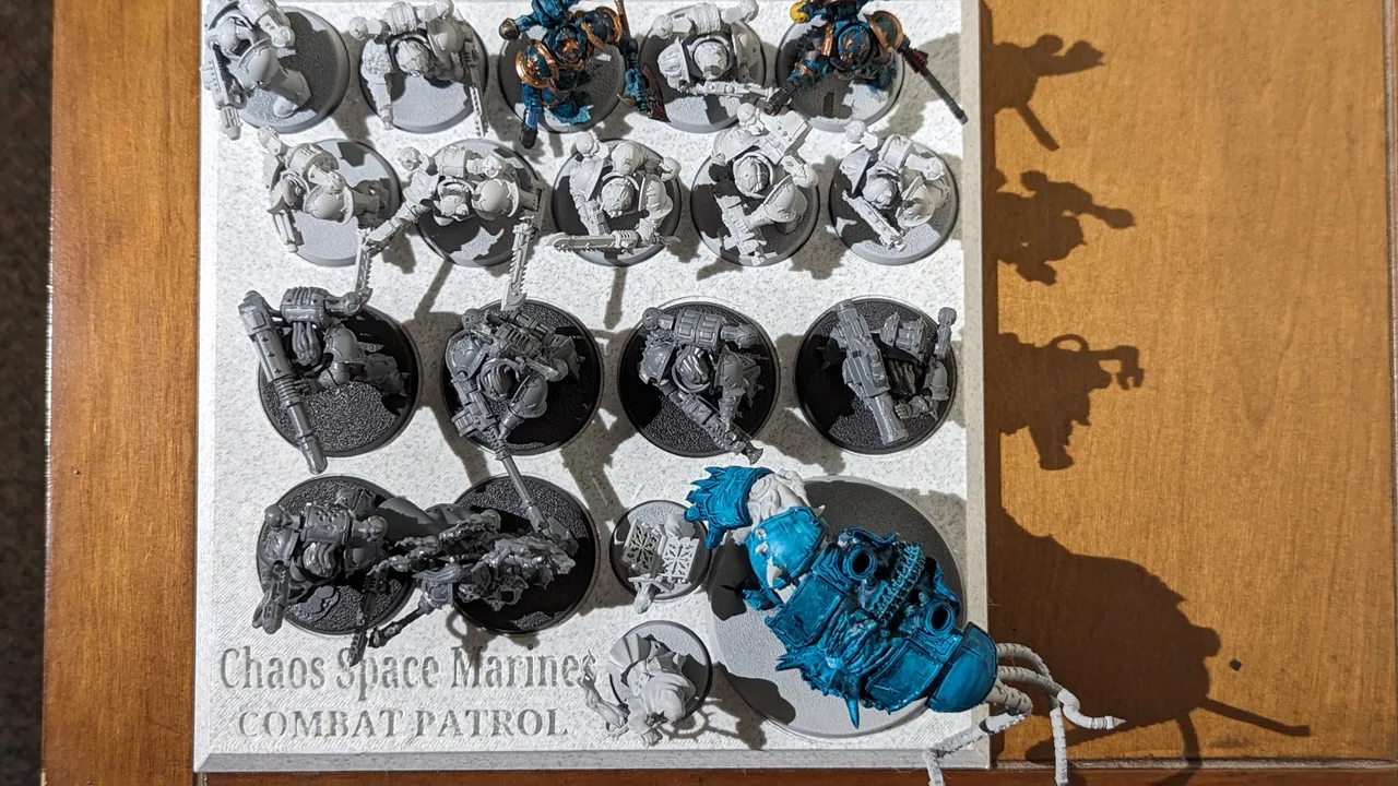 Pre-2024 Chaos Space Marine Combat Patrol Carrying Board by LandoRi ...