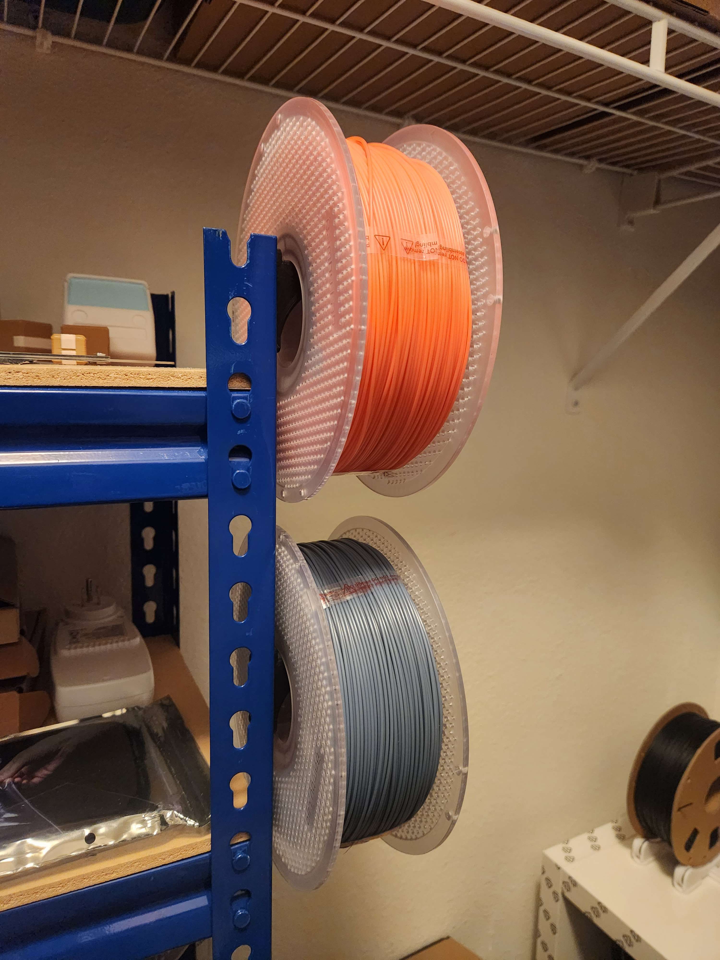 Storage Shelf Filament Spool Holder by Denver3D | Download free STL ...