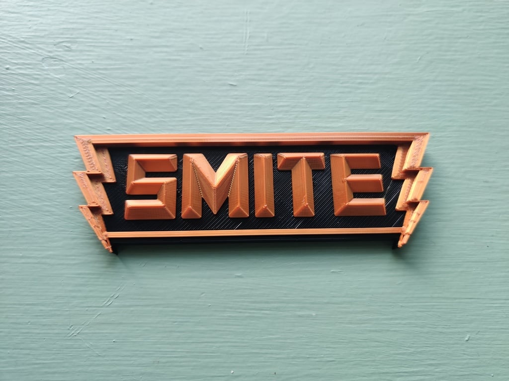 Smite Logo por SeaKey | Descargar modelo STL gratuito | Printables.com