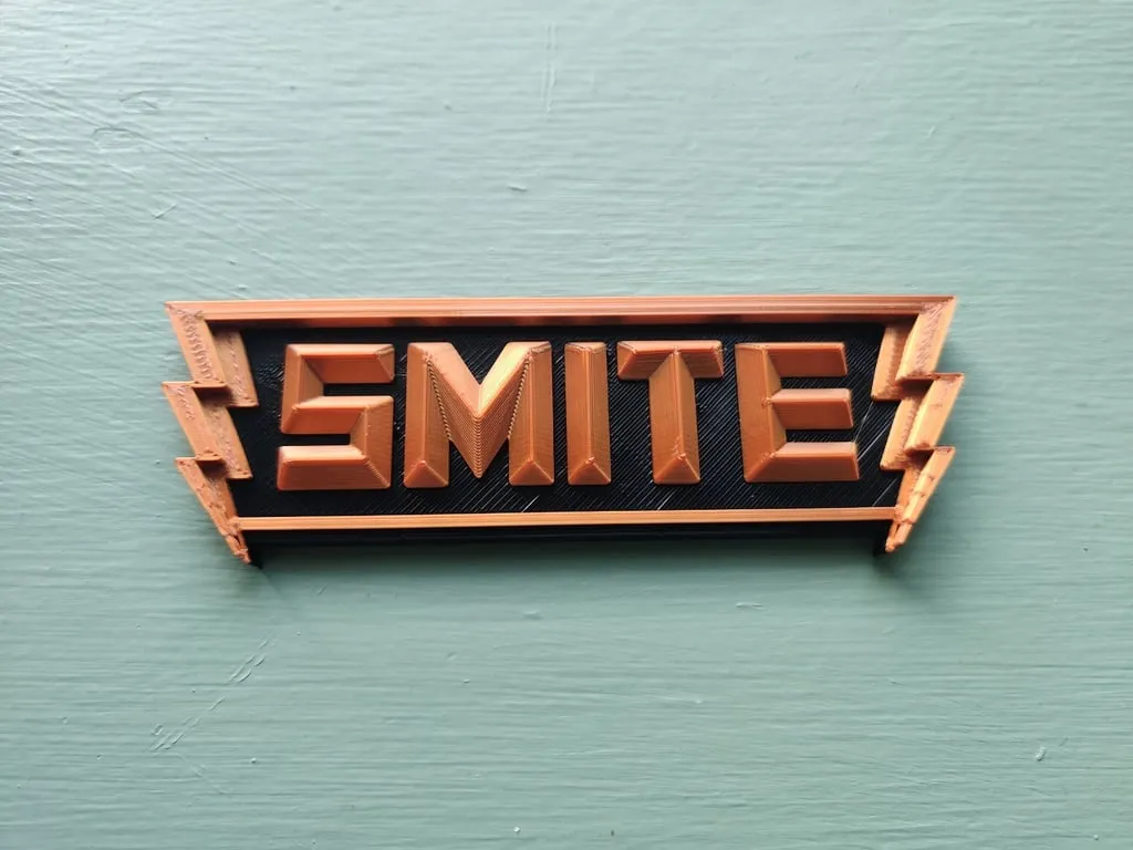 Smite Logo by SeaKey | Download free STL model | Printables.com