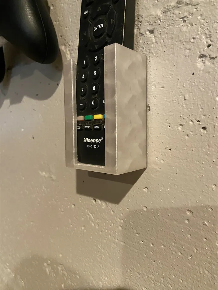 TV Remote Wall Mount by theo | Download free STL model | Printables.com