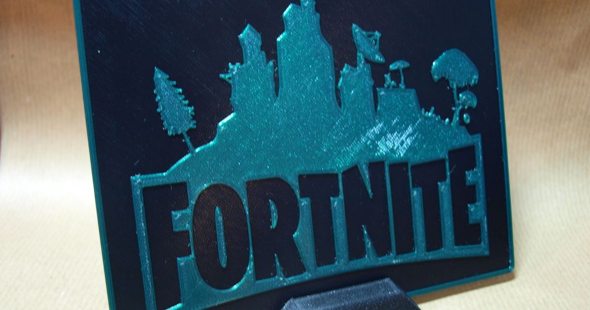 Fortnite sign by Detail Art Factory | Download free STL model ...