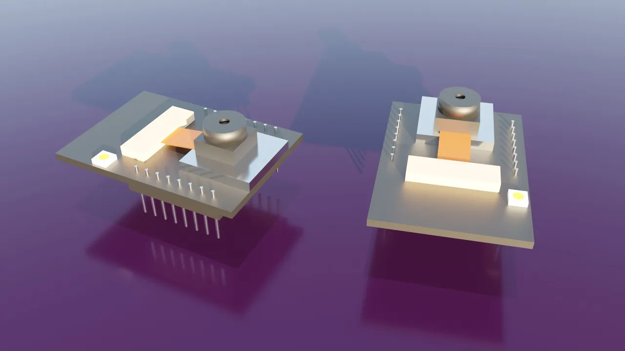 ESP32-CAM 3D object with exact dimensions by goth2k | Download free STL ...