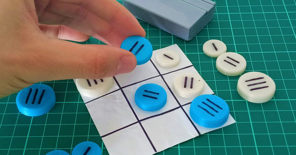 3D Tic-Tac-Toe by Matyáš Grohmann | Download free STL model ...