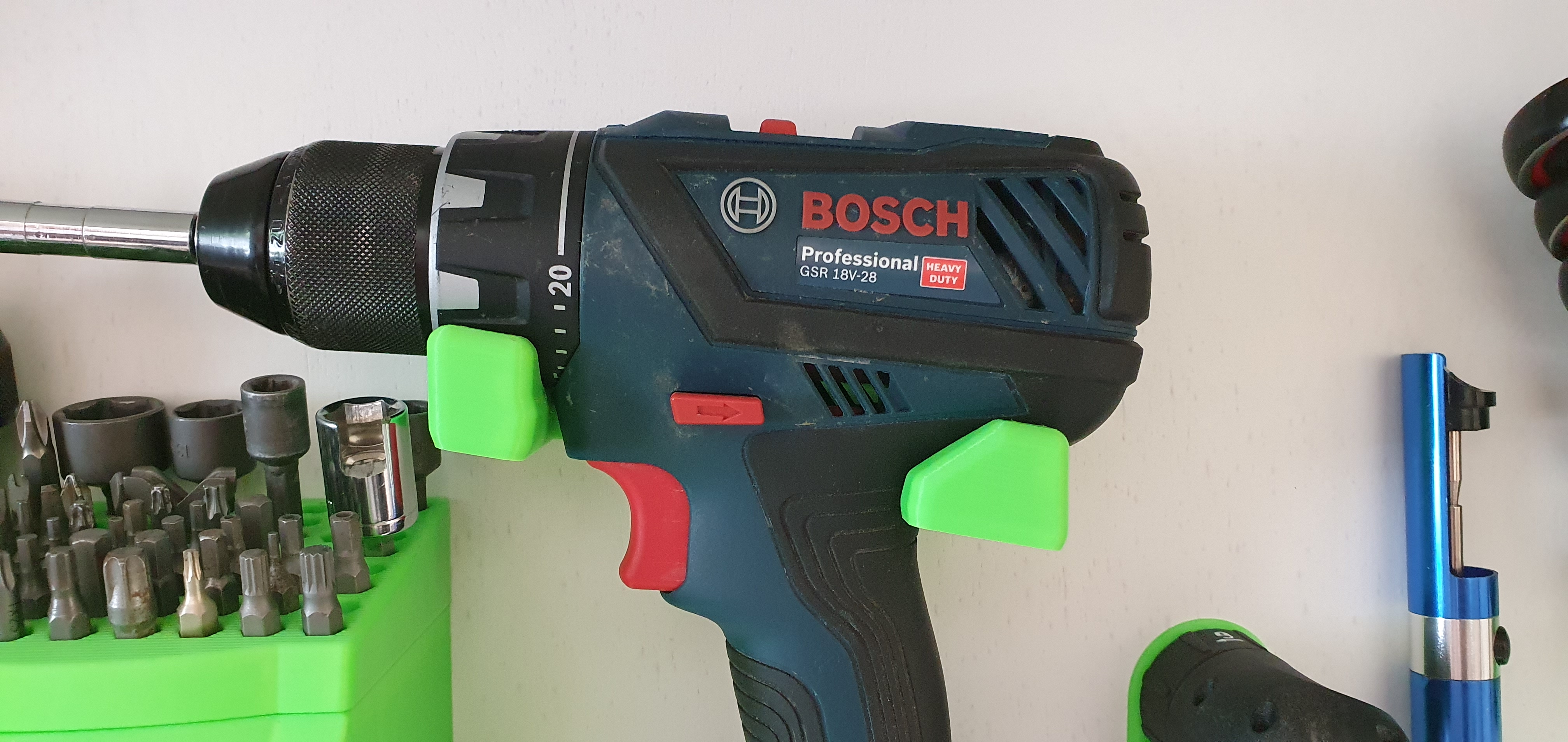 Bosch GSR Wall Mount Holder by TJ78 | Download free STL model ...