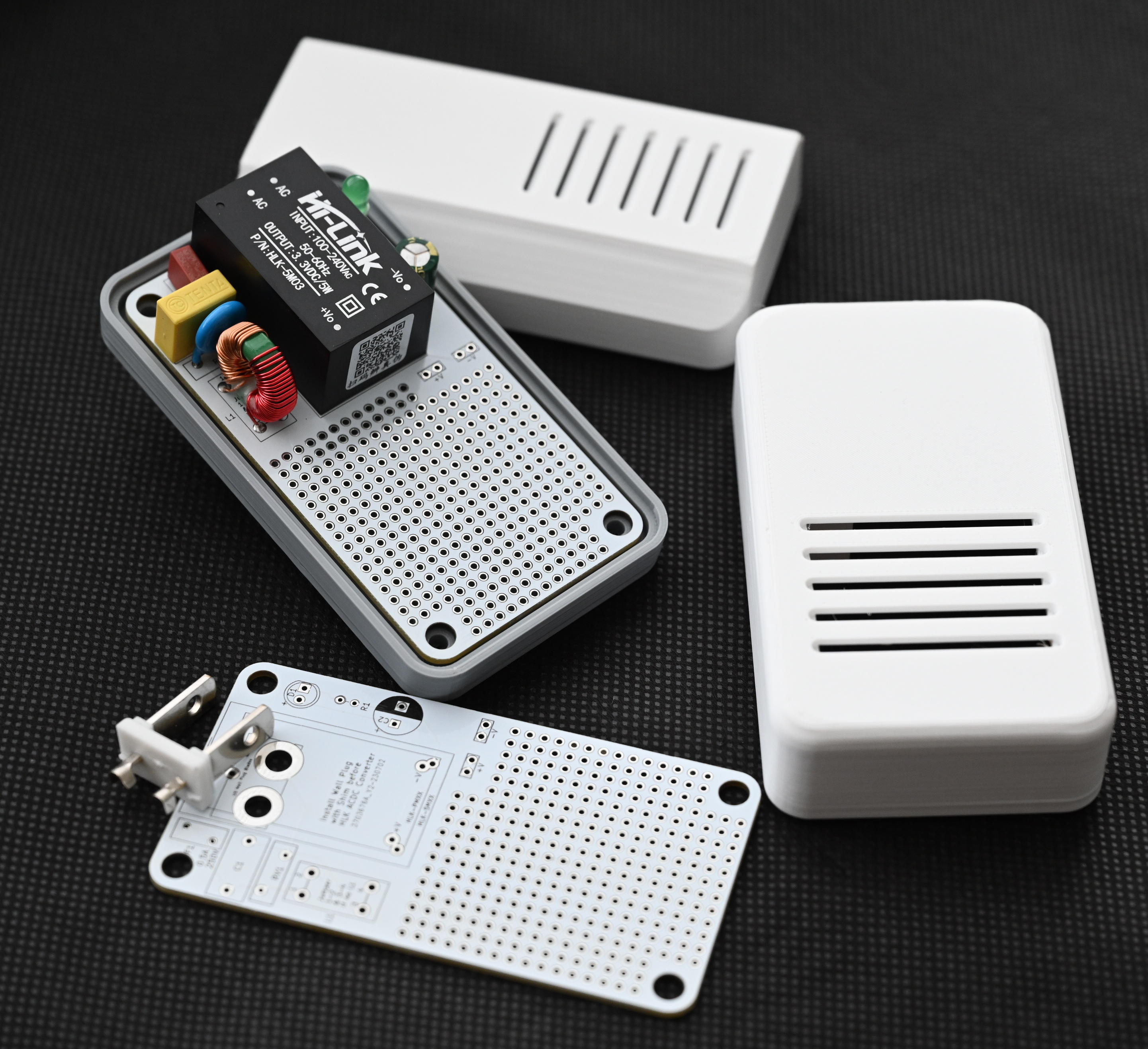 AC Power Wall Adapter Enclosure for IoT PCB (US) by Yang | Download ...