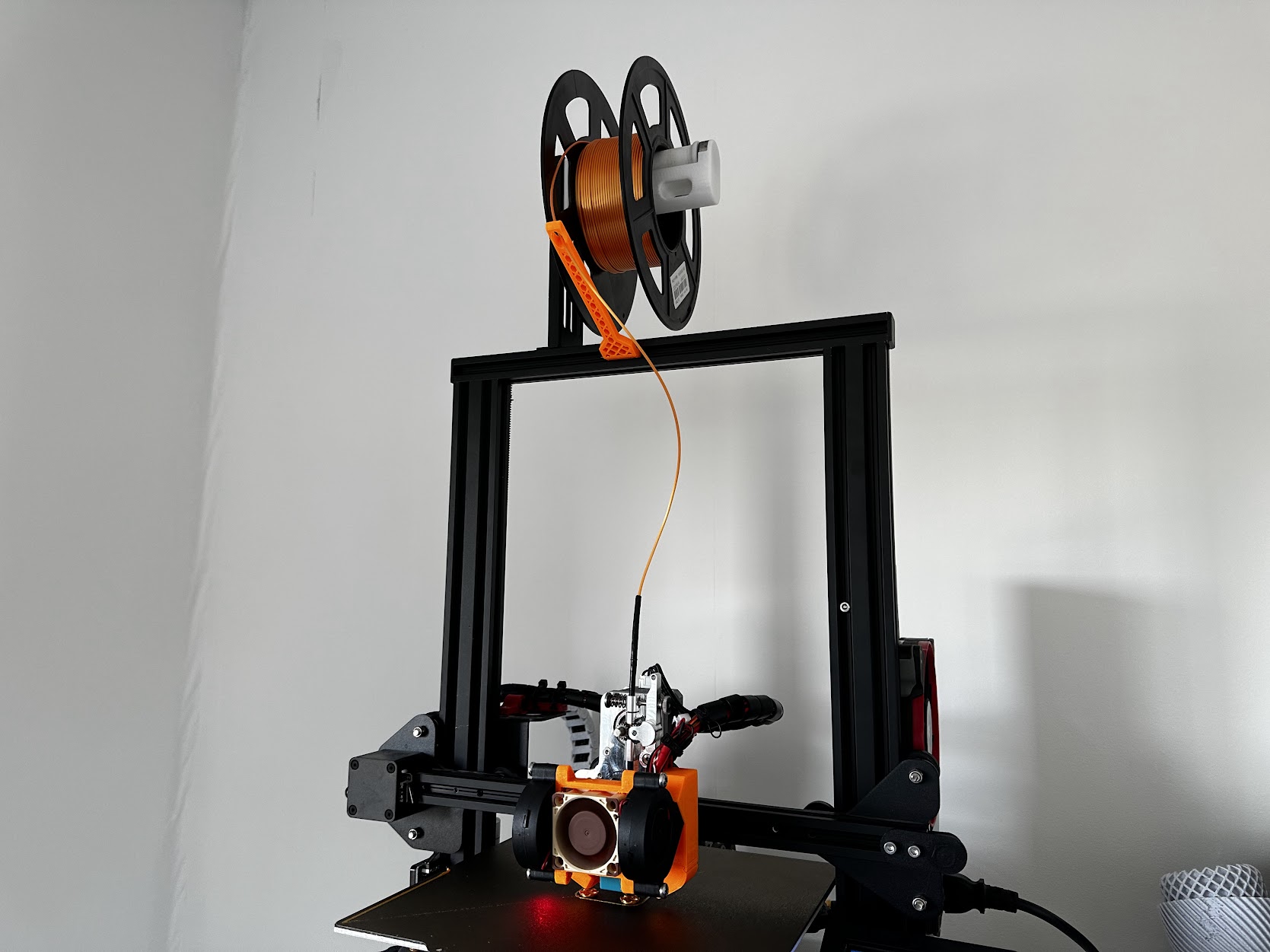 Filament guide ender 3 pro direct drive by Hubble | Download free STL model | Printables.com