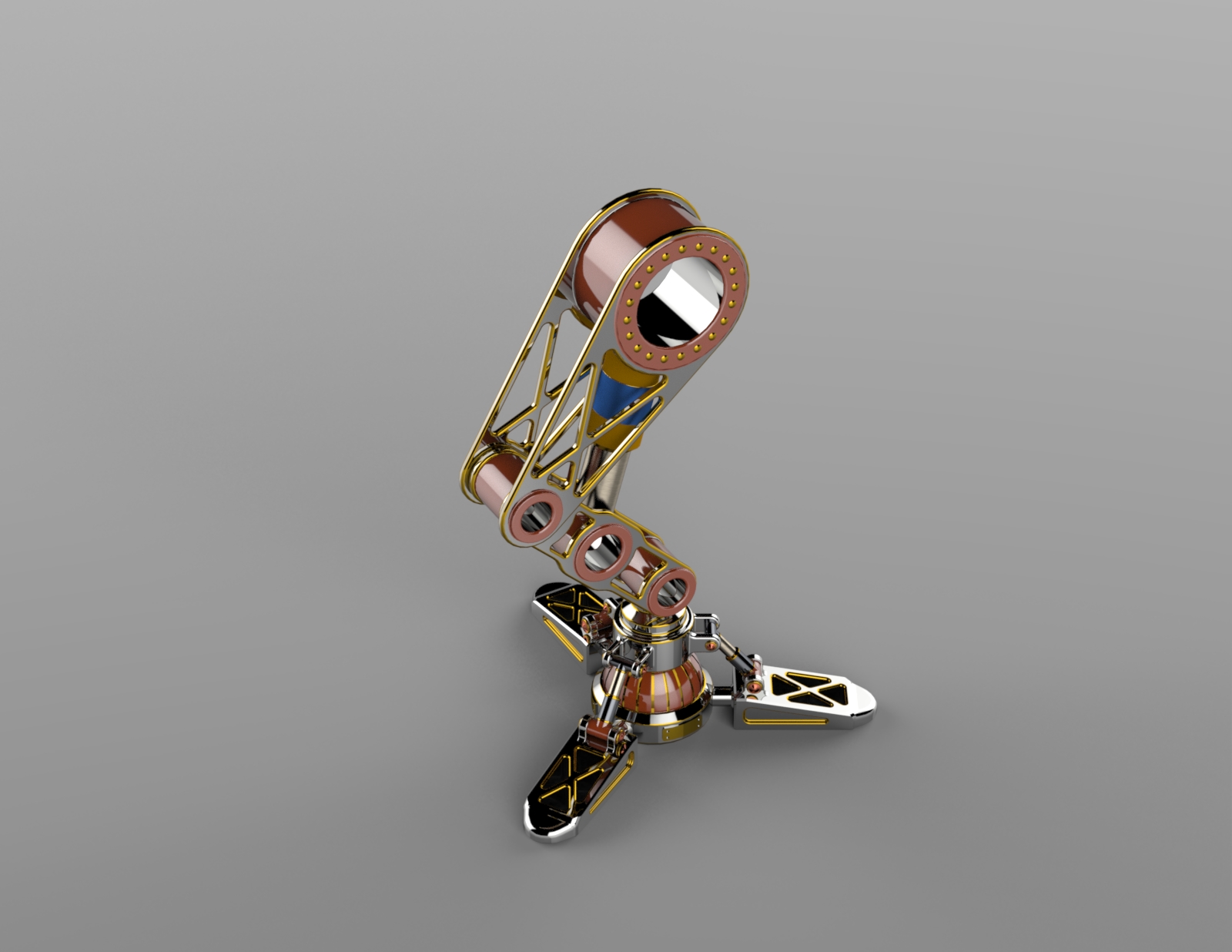 Robotic Leg by slavik kopanov | Download free STL model | Printables.com