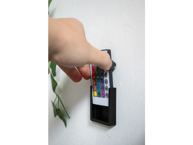 Simple LED Strip Remote Holder von Lisa | Kostenloses STL-Modell ...