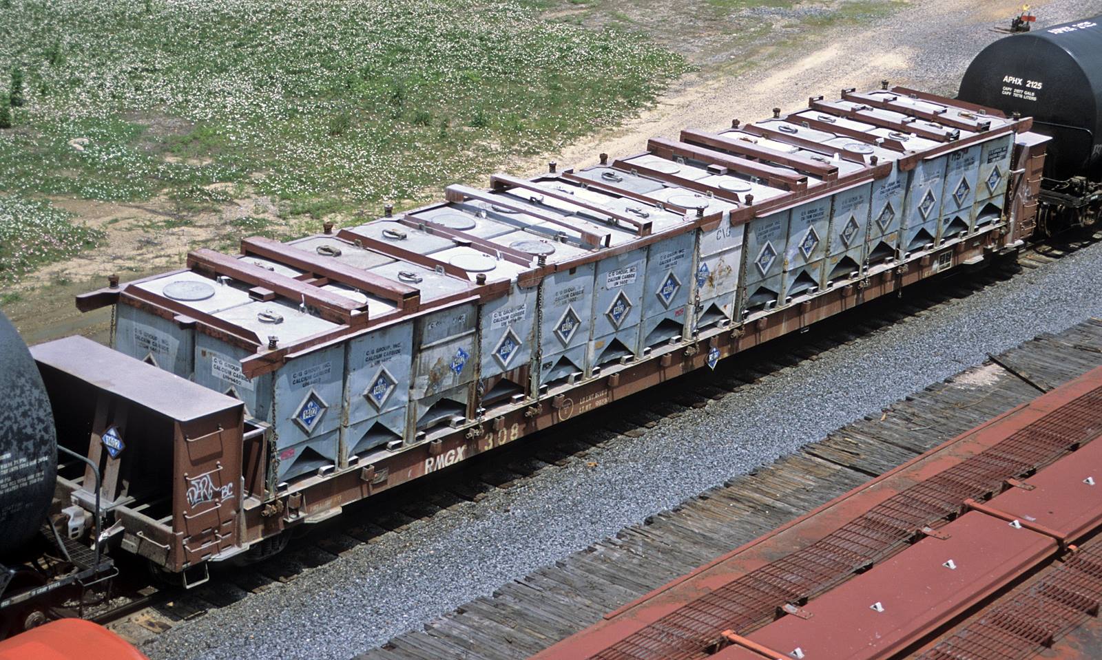 Calcium Carbide bins (Flatcar load) for your garden railroad 1:29 scale ...