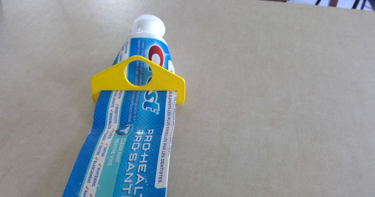 Toothpaste Squeezer by pigeon3D | Download free STL model | Printables.com