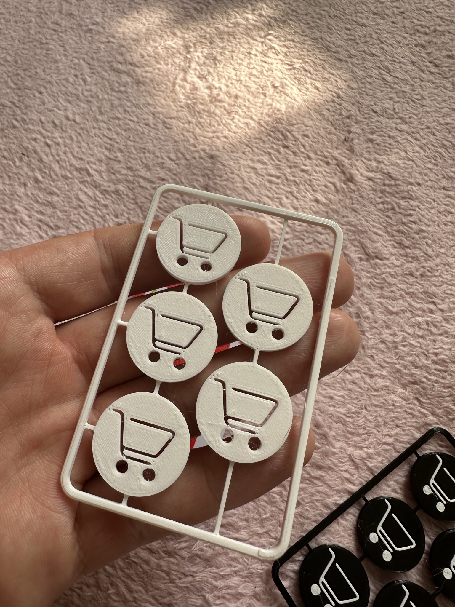 Kit card - shopping cart coin (credit card size) for your wallet by Majkl | Download free STL ...