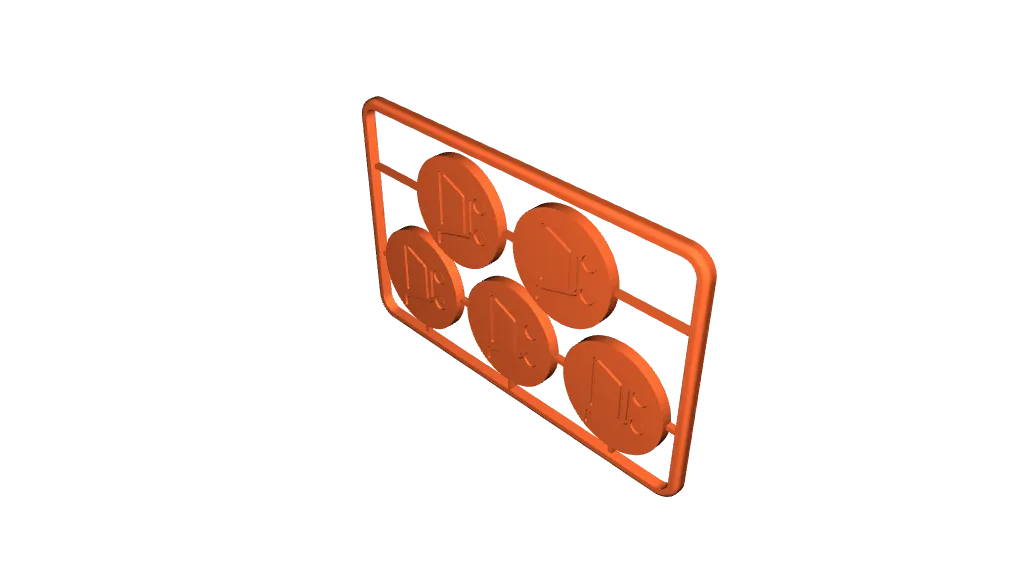 Kit card - shopping cart coin (credit card size) for your wallet by M3D | Download free STL ...