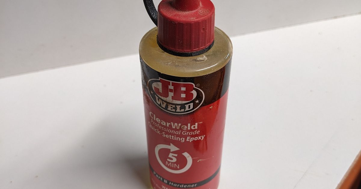 JB Weld Epoxy cap by Justin M | Download free STL model | Printables.com