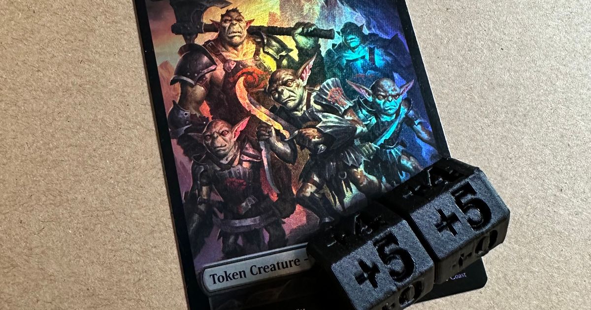 MTG Counter Marker by BobbyMcWho | Download free STL model | Printables.com