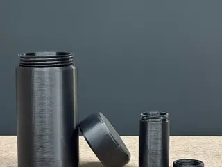 Screw Top Container V2 by LocallyPrint3D | Download free STL model ...