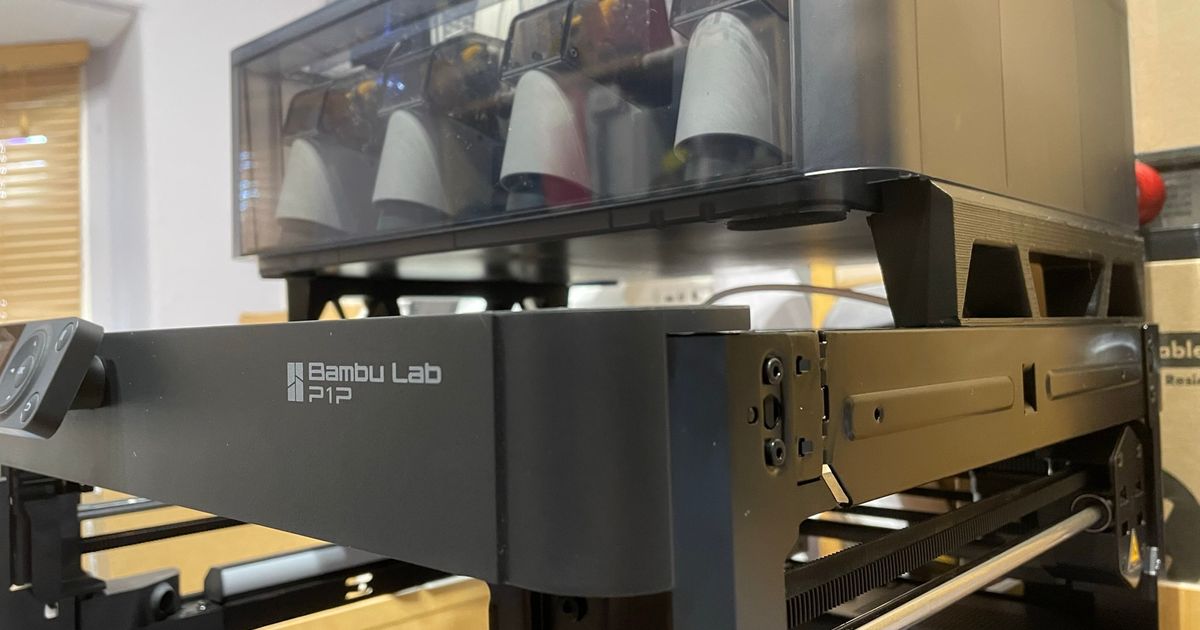 Bambu Lab AMS Holder Stand for P1P with Cable Chain Assembly by Big ...