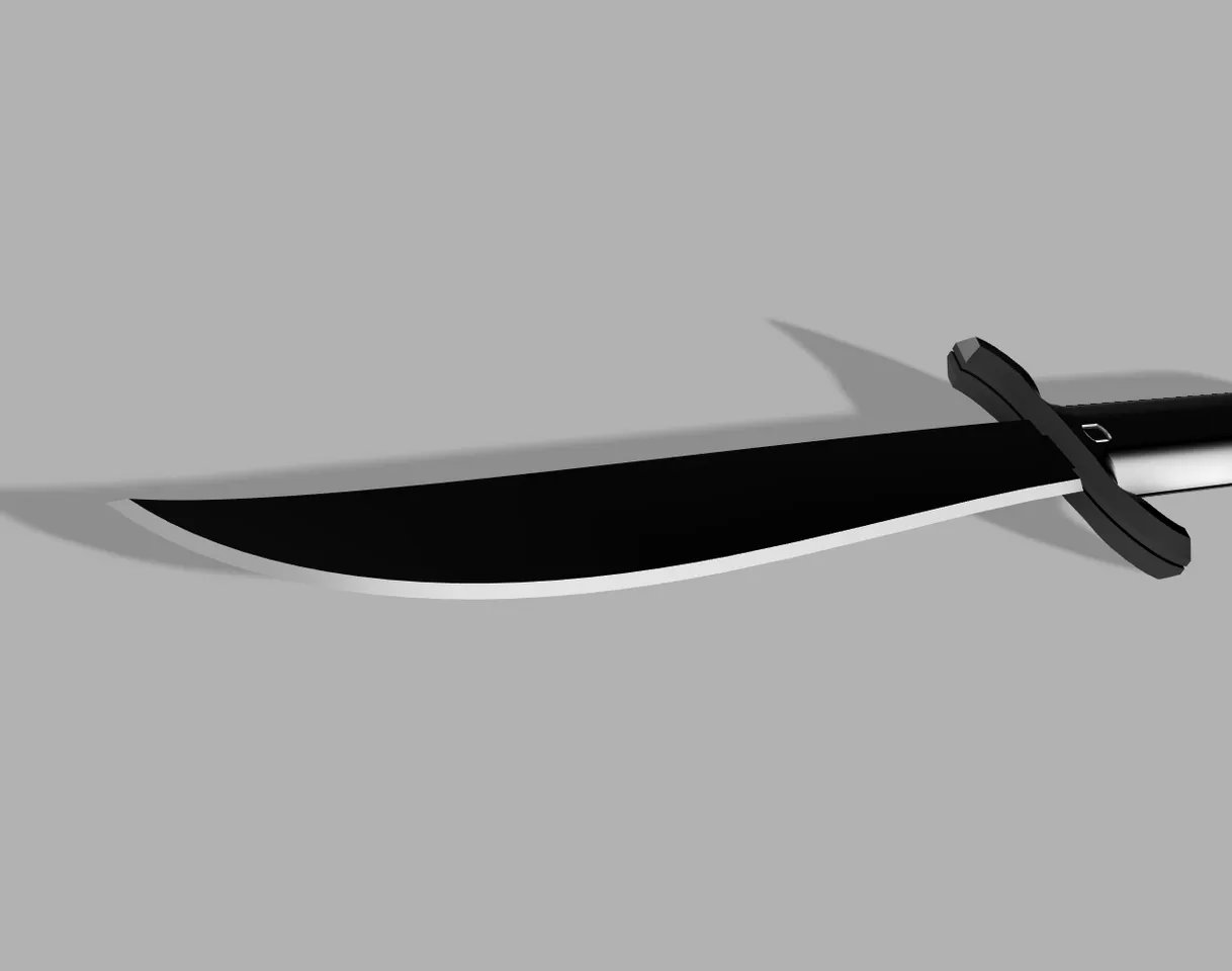 Falchion Letter Opener Kit Card by DavlorCreations | Download free STL ...