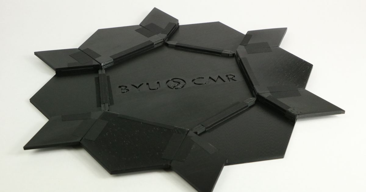 Folding Hexagon Origami Mechanism par BYU CMR | Téléchargez ...