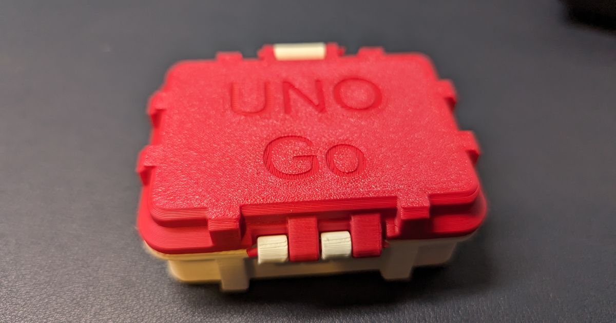 Rugged Box for Uno Go Card Game by DAtkins | Download free STL model ...
