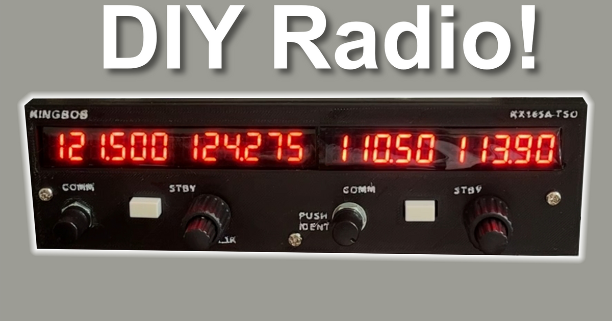 Flight Simulator Radio KX155A KX165a by CaptainBobSim | Download free ...