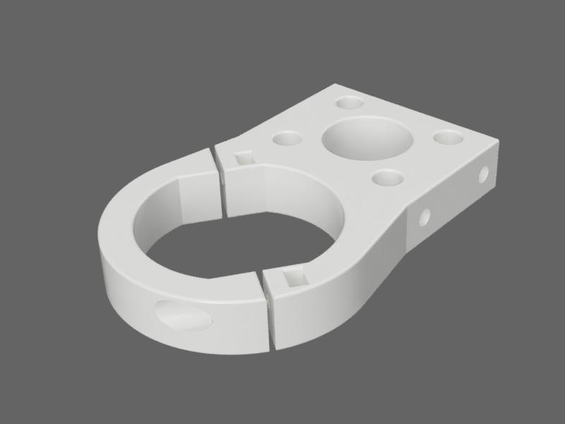 AMB (Kress) 1050 spindle mount by ORM | Download free STL model ...