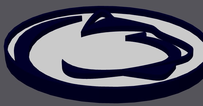 Penn State Logo by Ryan Charles | Download free STL model | Printables.com