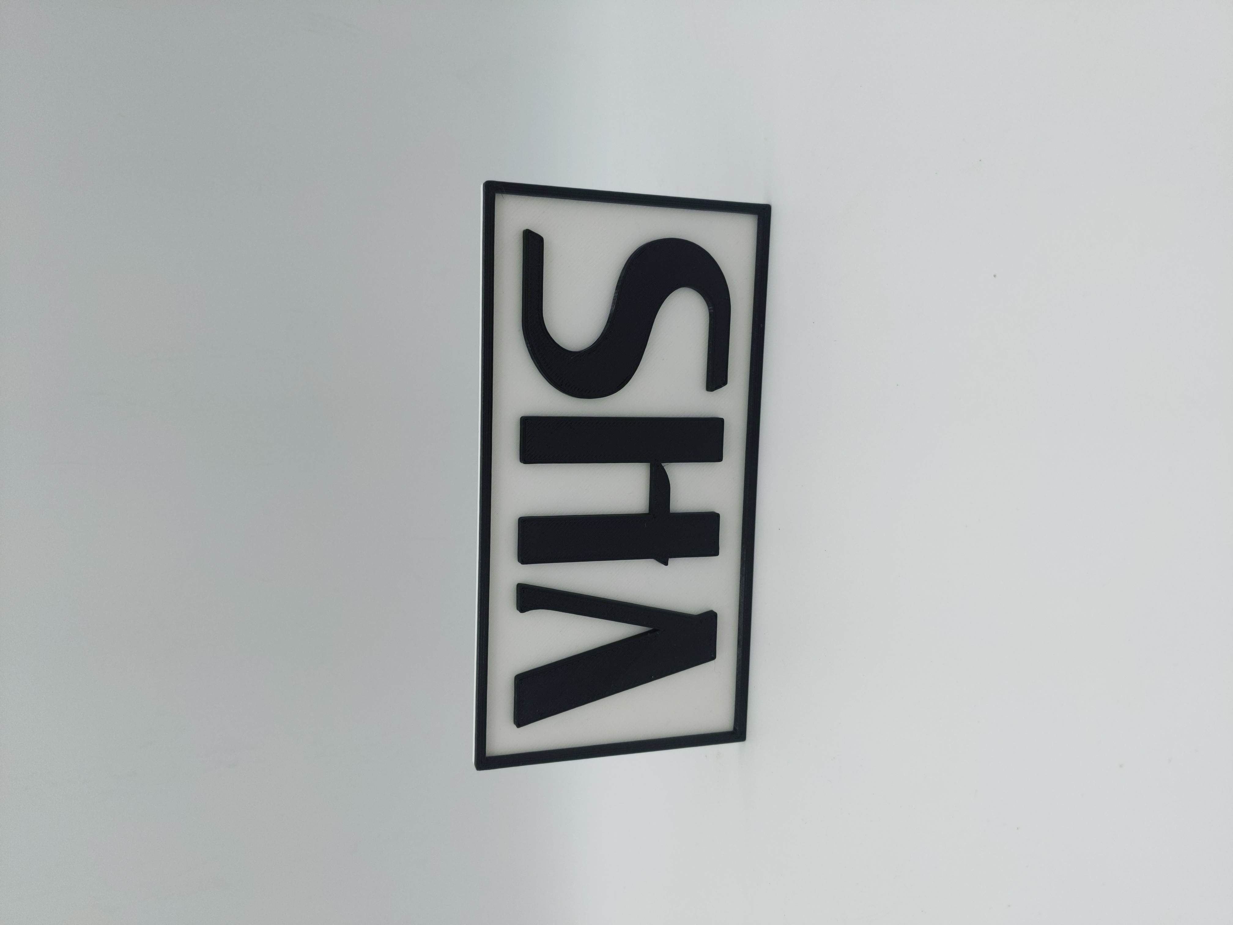 VHS Logo by jaredandrews | Download free STL model | Printables.com