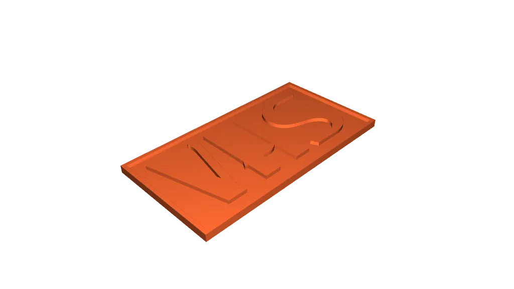 VHS Logo by jaredandrews | Download free STL model | Printables.com