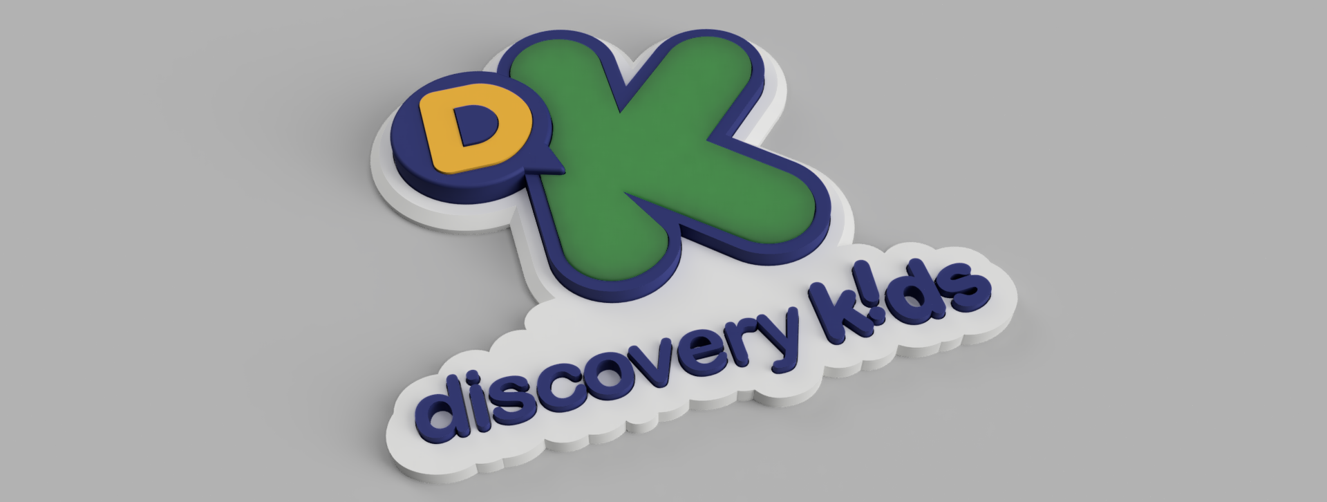 Discovery Kids Logo by chochi3D | Download free STL model | Printables.com